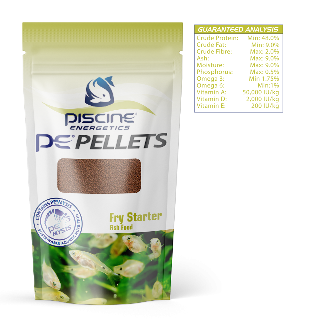 PE PELLETS Fry Starter - Piscine Energetics